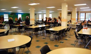 Cafeteria in 1962 and 2009 - Cape Girardeau History and Photos