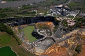 Cement Plant Quarry Fills Up - Cape Girardeau History and Photos