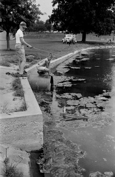 Capaha Park Lagoon Algae - Cape Girardeau History and Photos